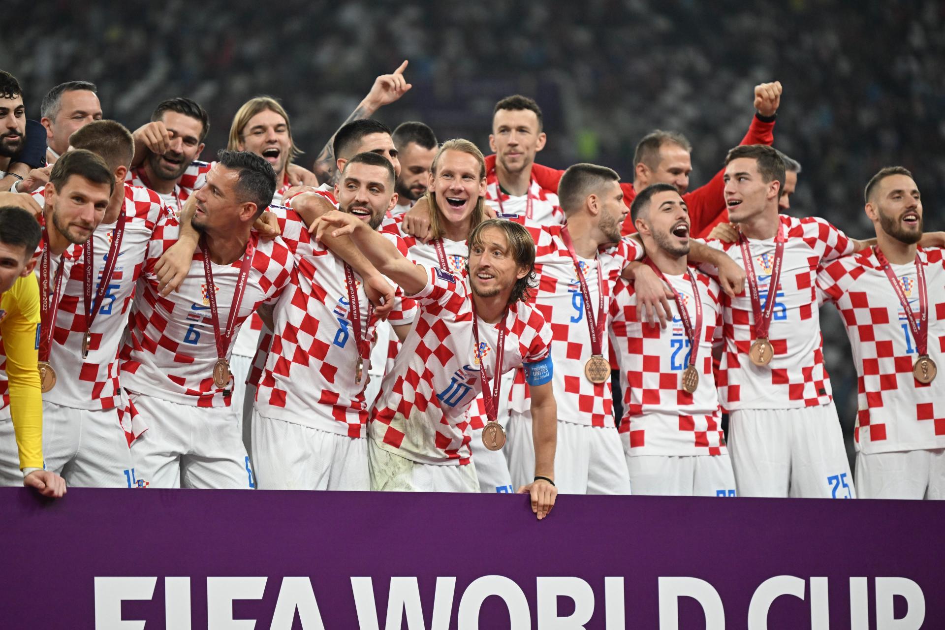Slobodna Dalmacija - Veličanstvena slika sa Khalifa stadiona: Hrvatska ...