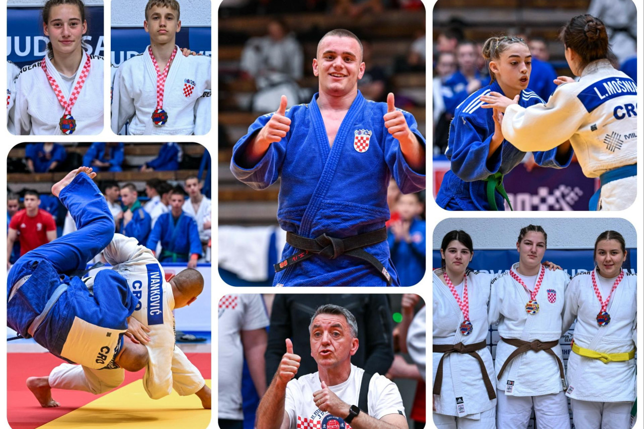Dubrovački - Leona Niketić iz Judo kluba Dubrovnik i Borna Butijer iz ...