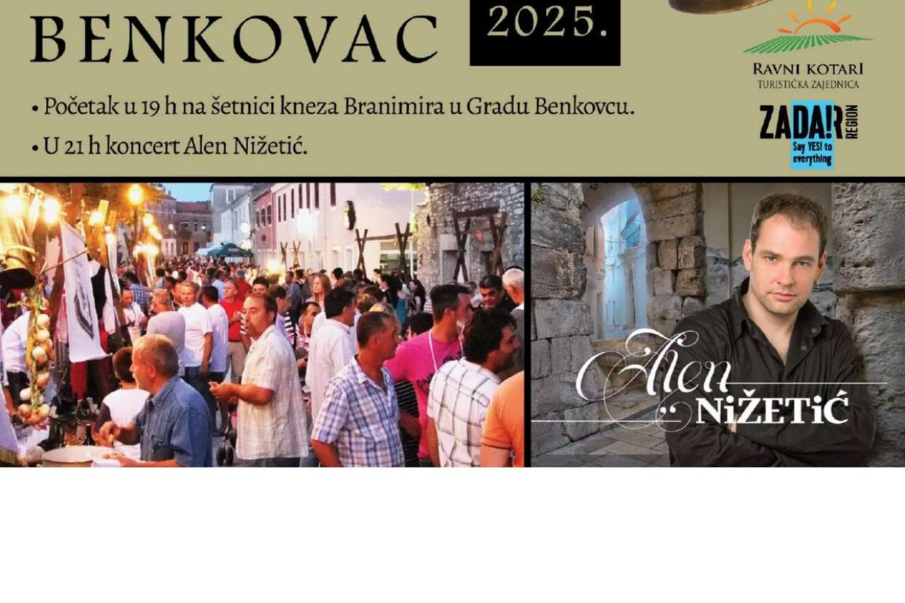 Zadarski - Benkovac domaćin festivala hrane i pića "Bukara Benkovac ...