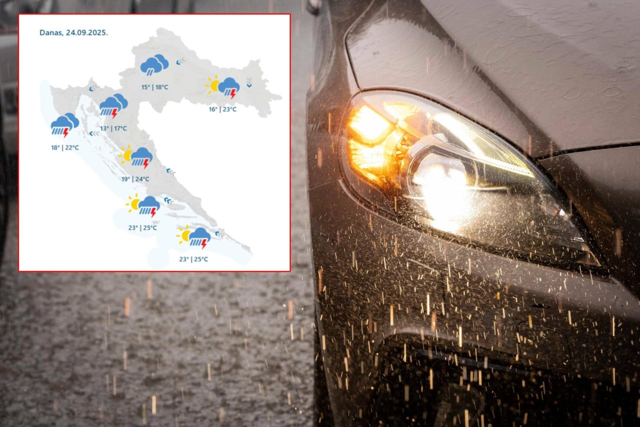 Slobodna Dalmacija - DHMZ danas upalio crveni alarm za dio Hrvatske ...
