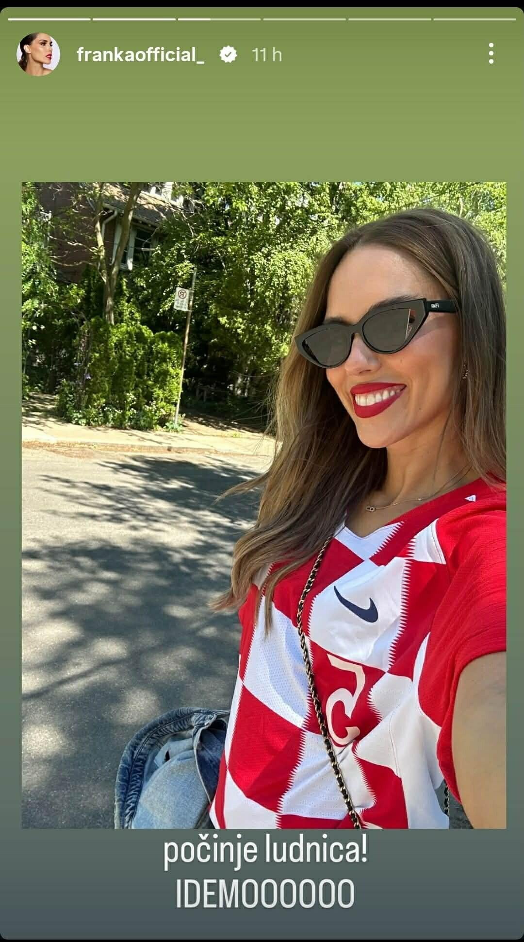 Slobodna Dalmacija - FOTO Franka navijala za Vatrene u društvu poznate ...